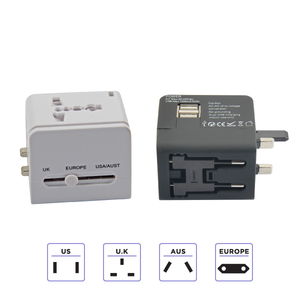 AD-02 INTERNATIONAL / UNIVERSAL TRAVEL ADAPTER - The Fab Store