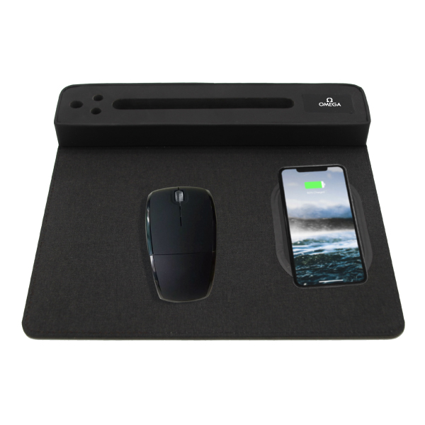 AWM 2 LIGHT-UP LOGO WIRELESS CHARGING MOUSE PAD - The Fab Store