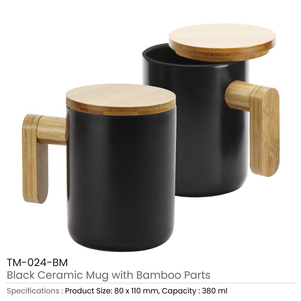 Black Ceramic Coffee Mugs - The Fab Store