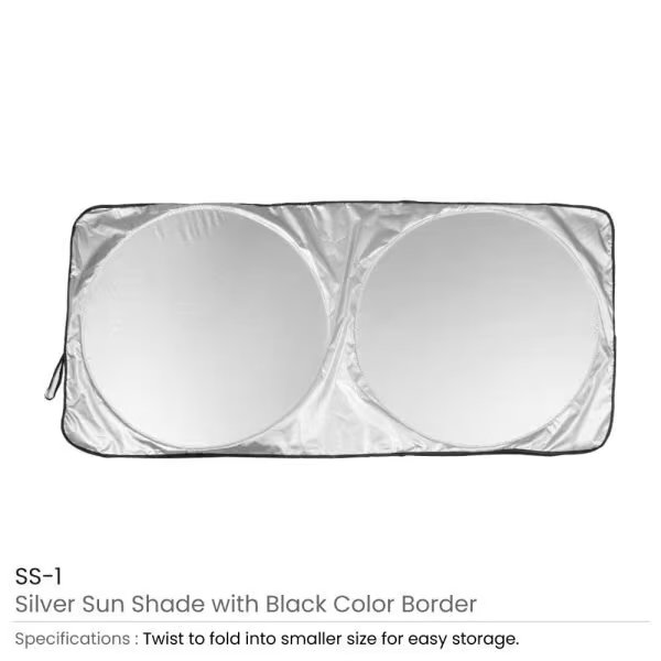 Sun Shades Silver - The Fab Store