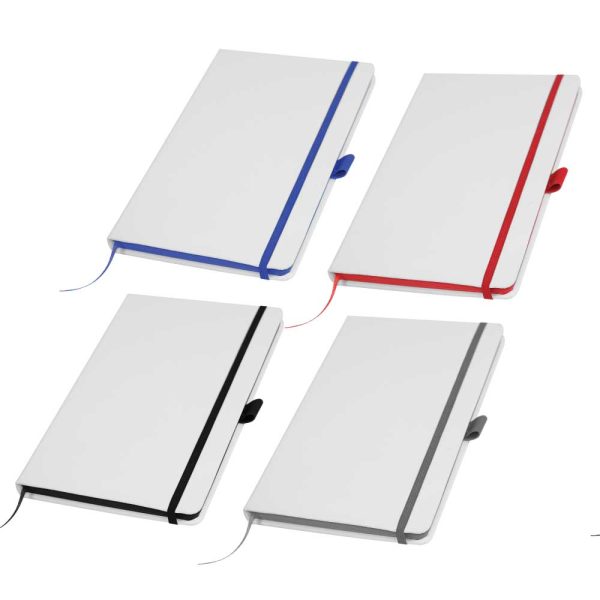 White PU Leather Cover Notebooks - The Fab Store