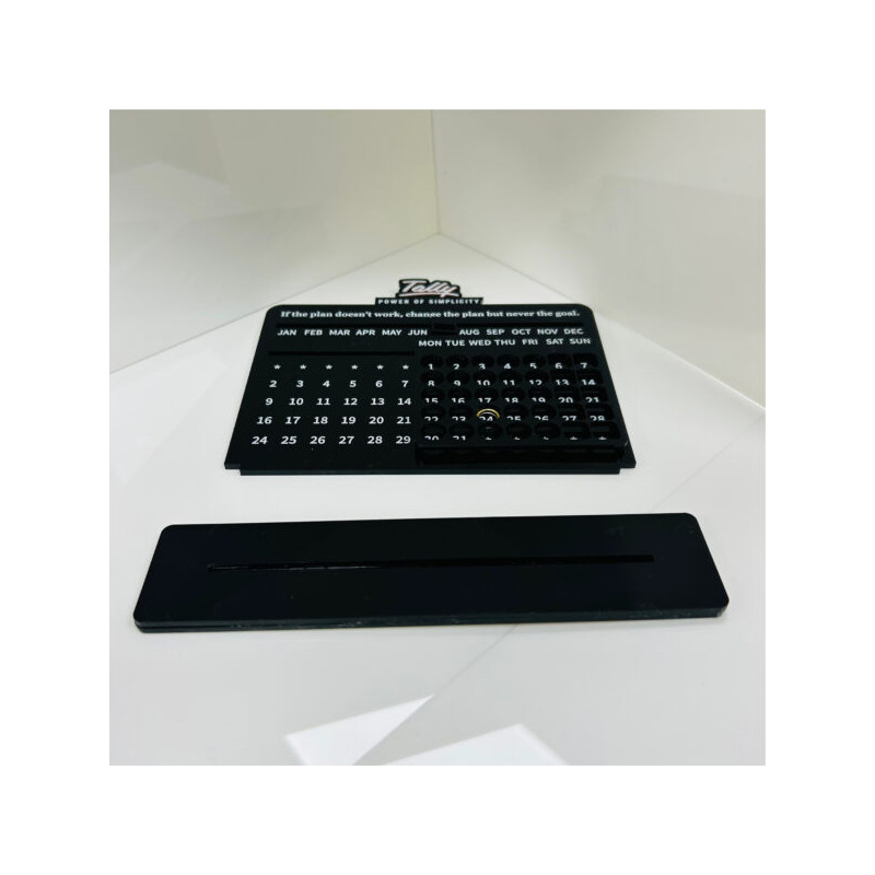 Acrylic Handmade Perpetual Calendar - The Fab Store