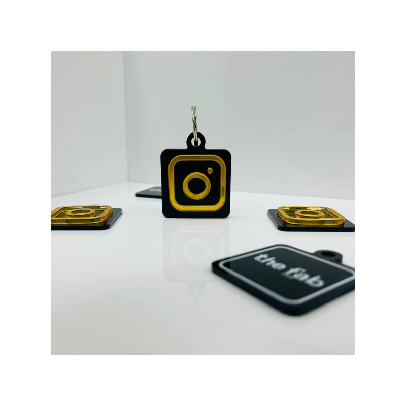 Smart NFC Instagram Logo Keychain - The Fab Store